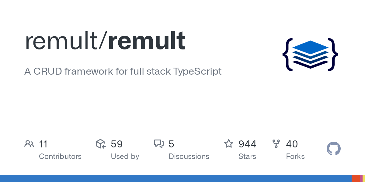 Remult - Một CRUD framework cho Fullstack TypeScript (phần 1) Remult - Một CRUD framework cho Fullstack TypeScript (phần 1)