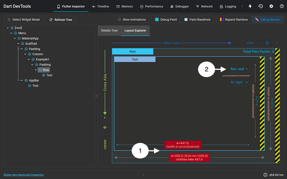 Flutter Inspector - Công cụ Mạnh Mẽ Trực Quan Hóa và Khám Phá Widget Trees trong Flutter