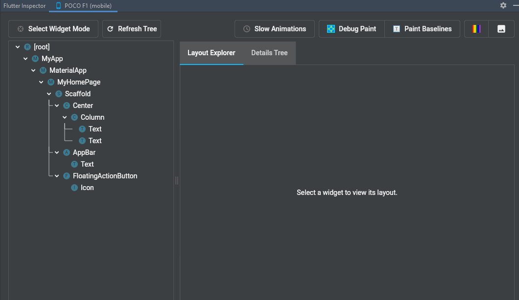 Flutter Inspector - Công cụ Mạnh Mẽ Trực Quan Hóa và Khám Phá Widget ...